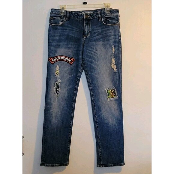 Bullhead | Jeans | Bullhead Boyfriend Jeans Womens Size 7 Biker Harley ...